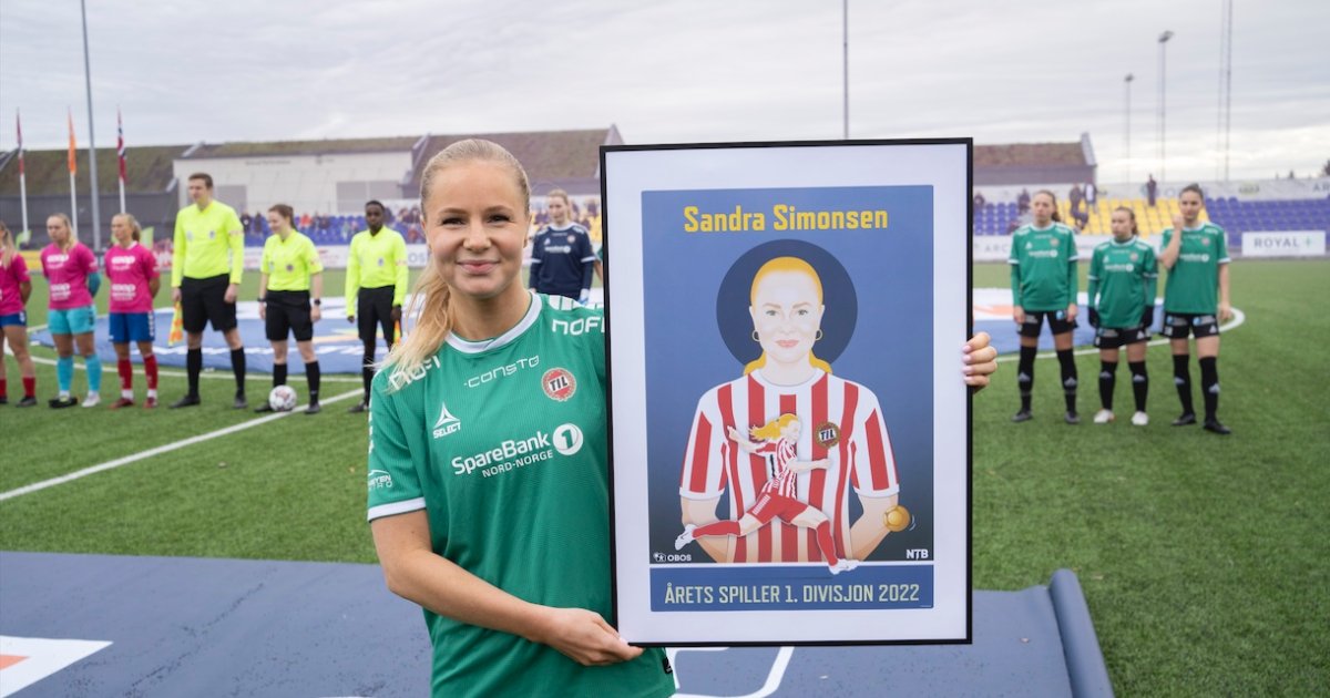 SANDRA SIMONSEN BEST I 1. DIVISJON – SE HELE ÅRETS LAG / Toppserien